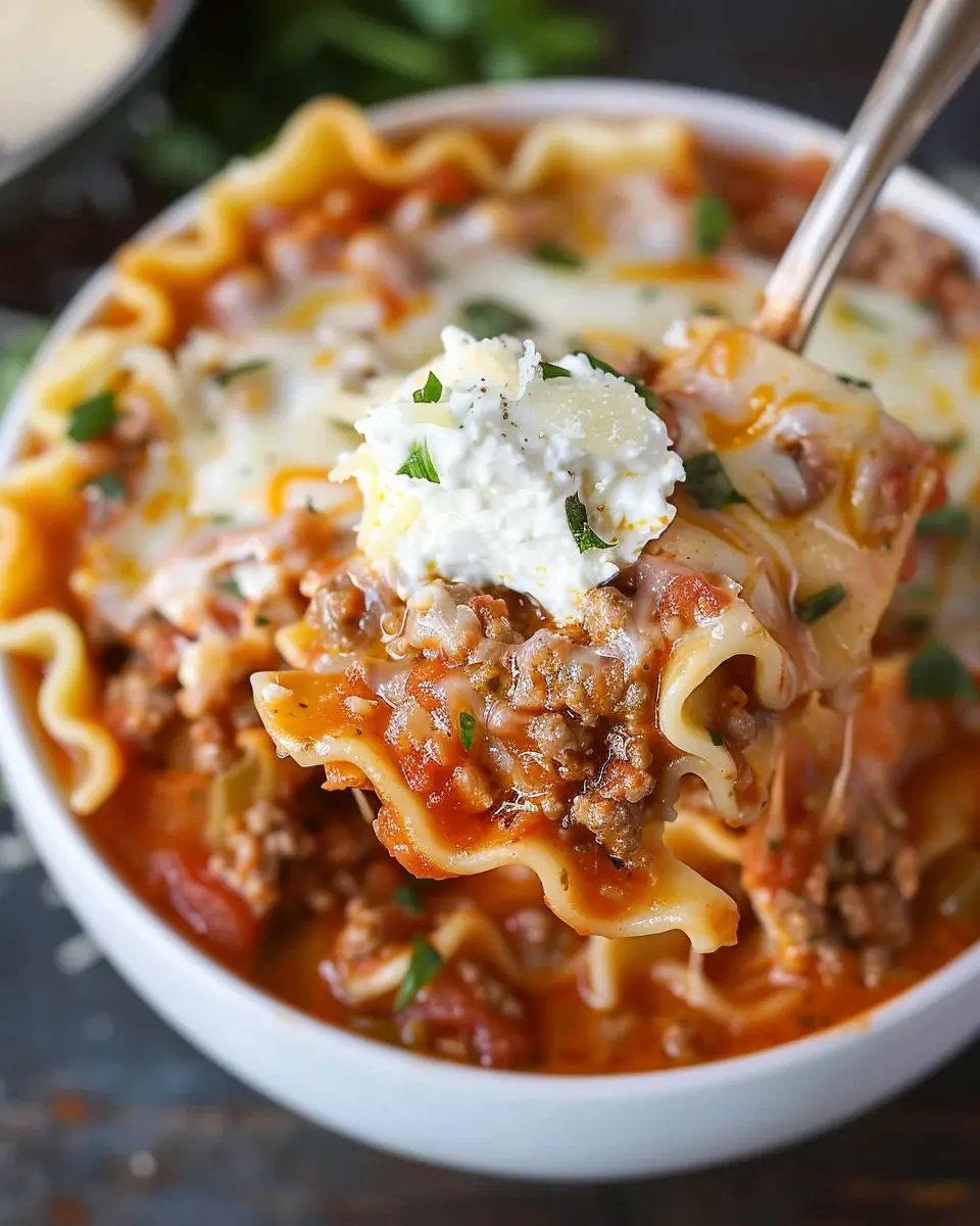 best lasagna soup recipe