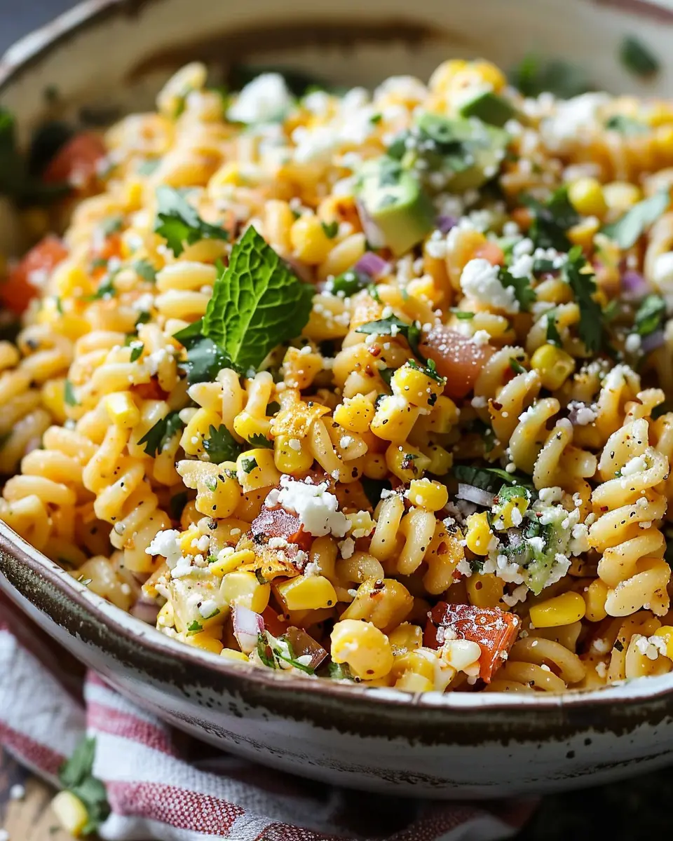 Mexican Street Corn Pasta Salad