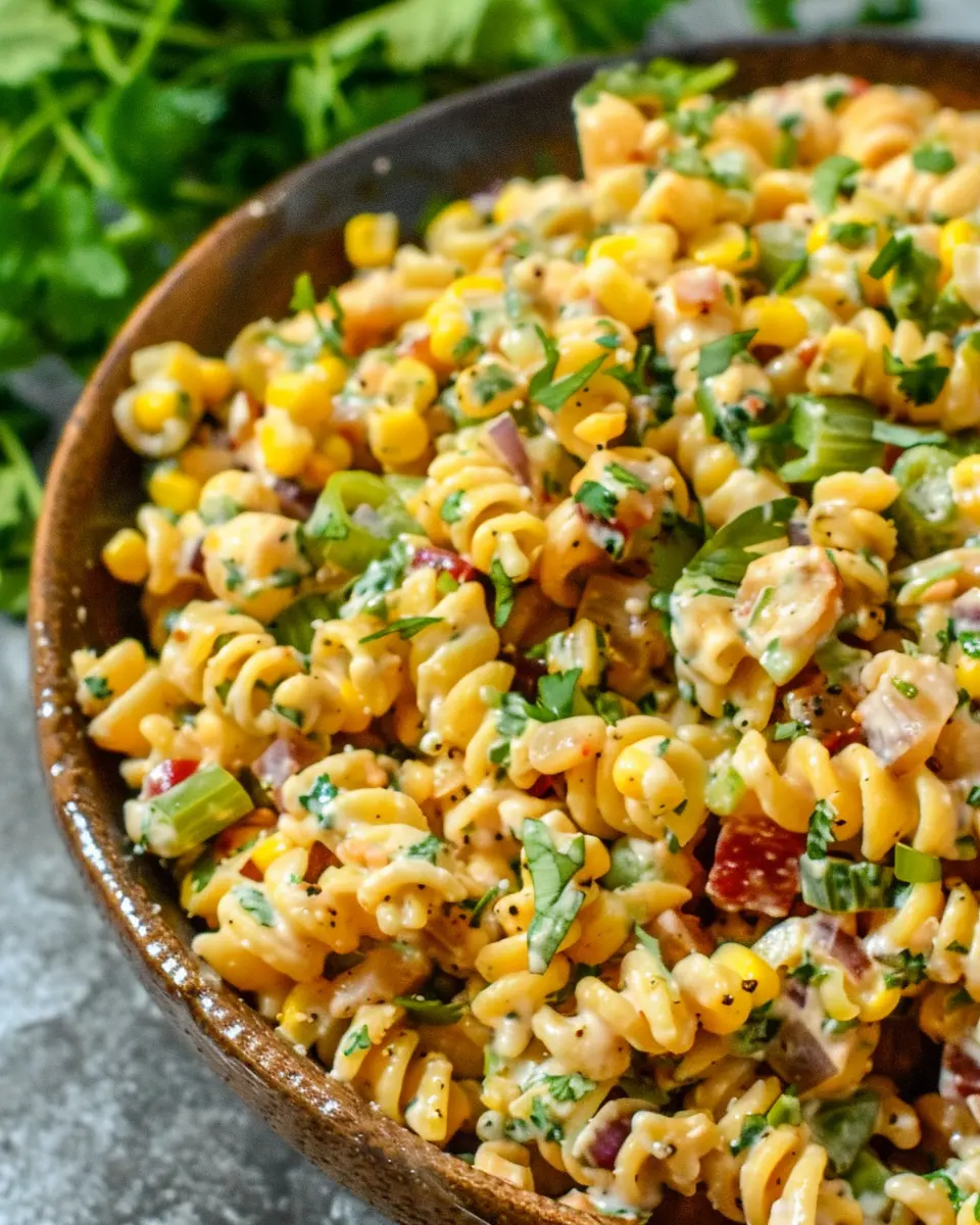 Mexican Street Corn Pasta Salad