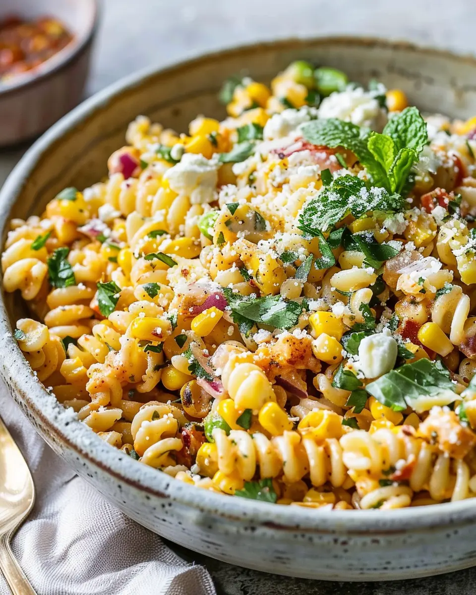 Mexican Street Corn Pasta Salad