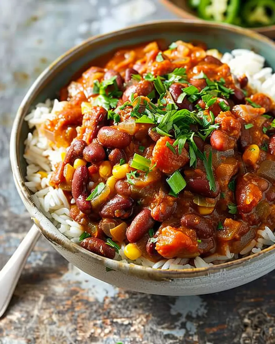 slow cooker cajun red beans and rice
