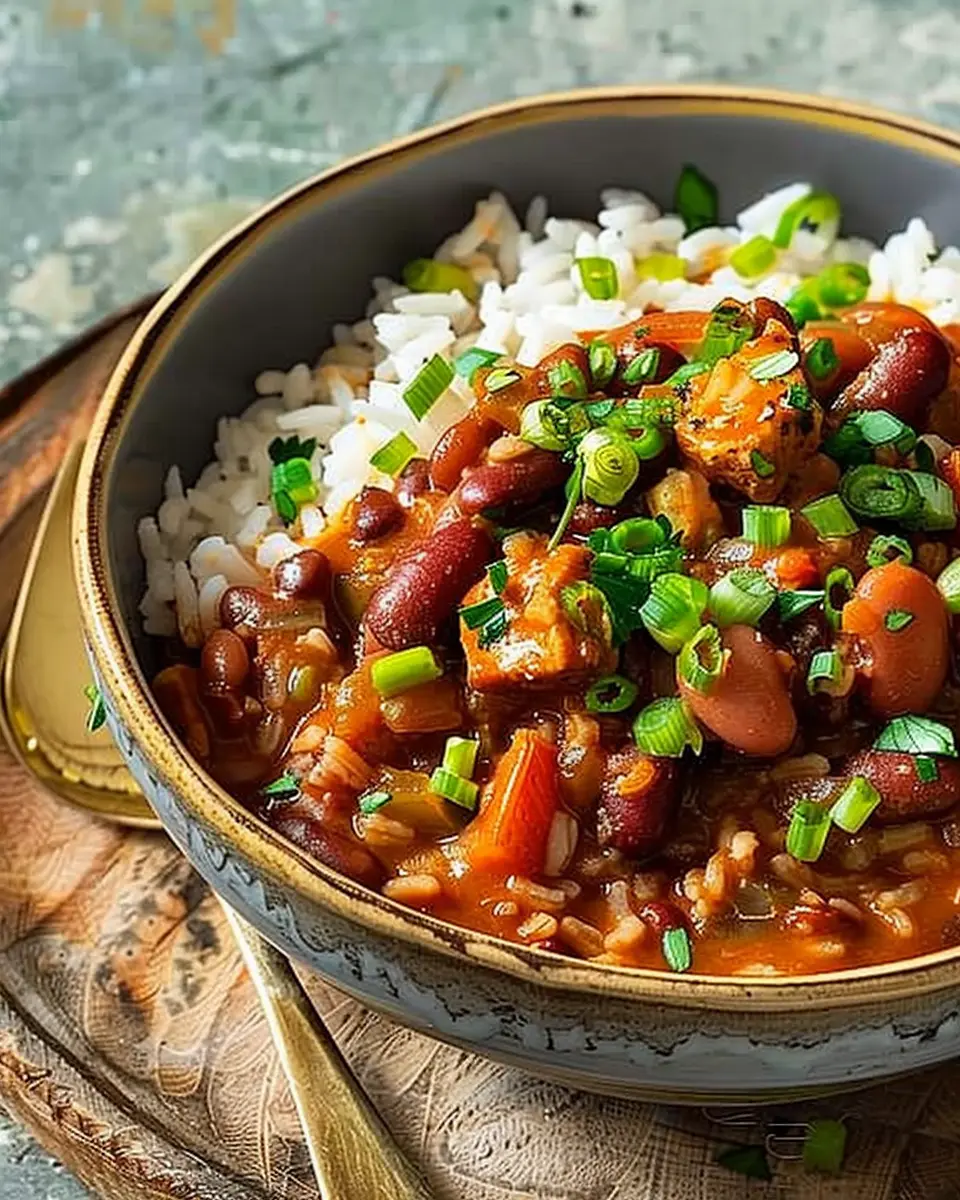 slow cooker cajun red beans and rice