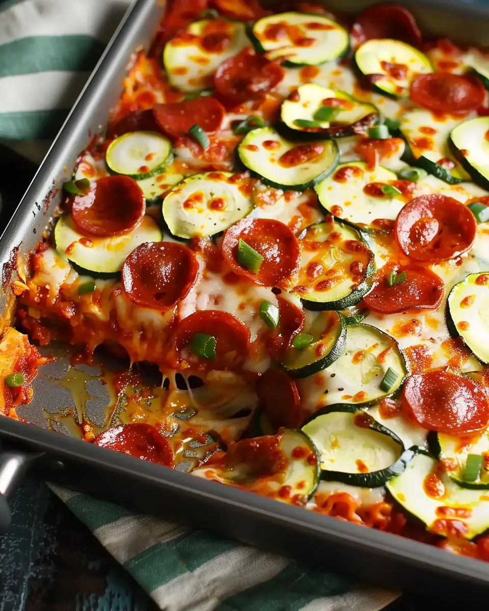 zucchini pizza casserole